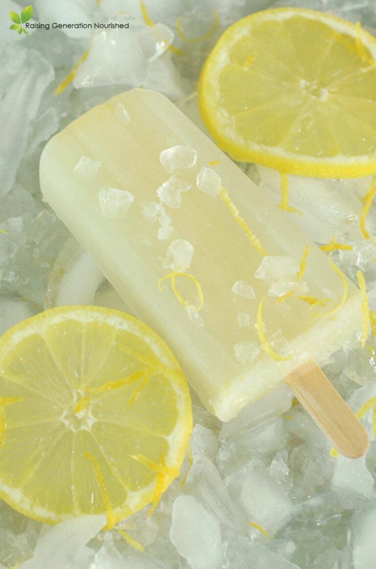 Rehydrating Eletrolyte Popsicles - Raising Generation Nourished