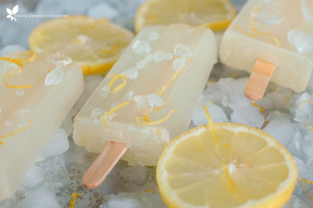 Rehydrating Eletrolyte Popsicles - Raising Generation Nourished