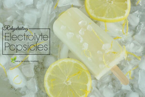 Rehydrating Eletrolyte Popsicles - Raising Generation Nourished