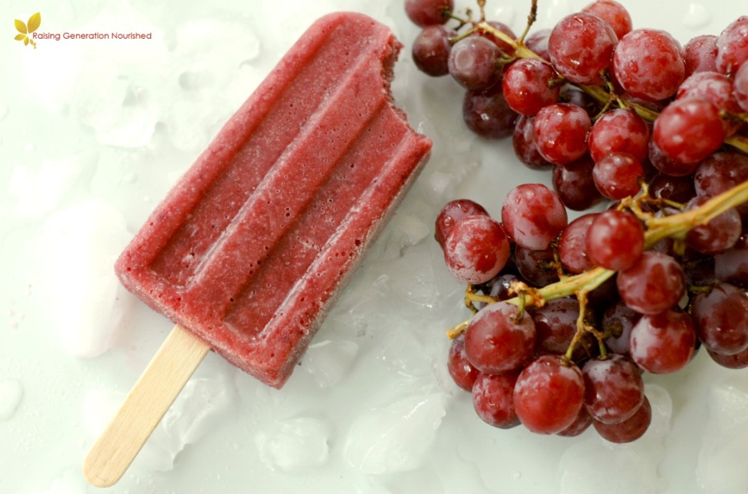 Real Food *All Fruit* Grapesicles! - Raising Generation Nourished