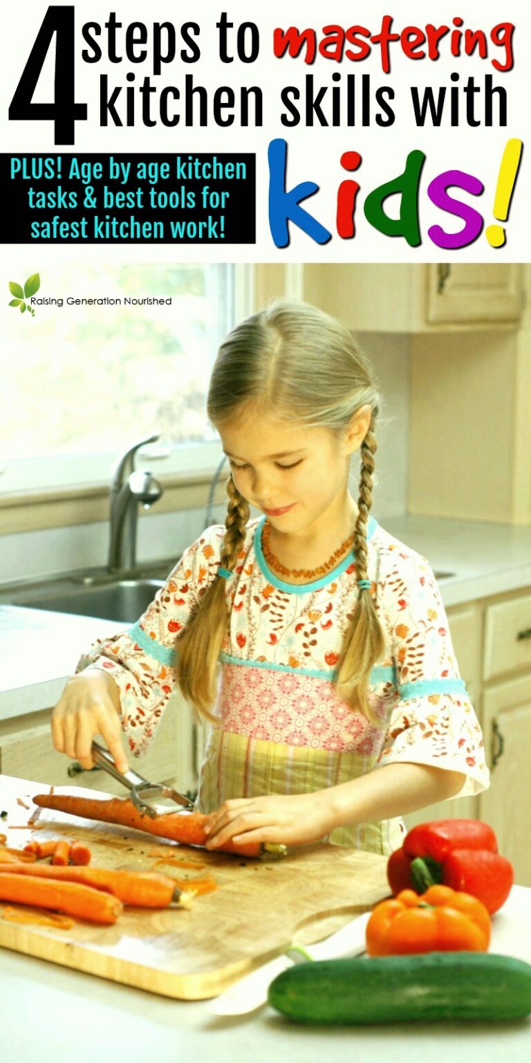 4 Steps To Mastering Safe Kitchen Skills With Kids PLUS! A Break Down ...