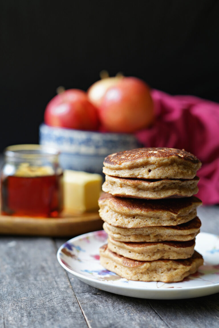Gluten Free Fresh Apple Pancakes - Raising Generation Nourished