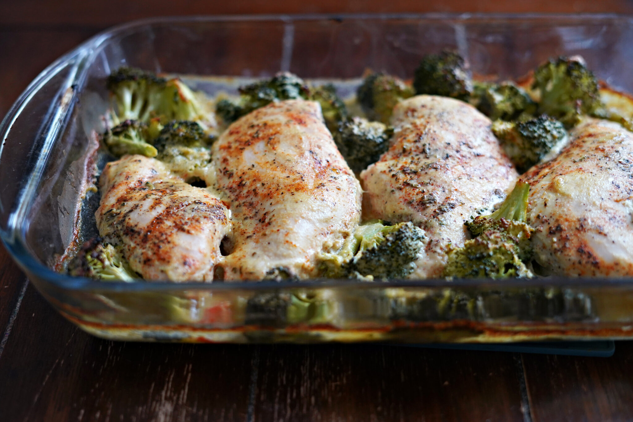 One Pan Creamy Baked Chicken and Broccoli - Raising Generation Nourished