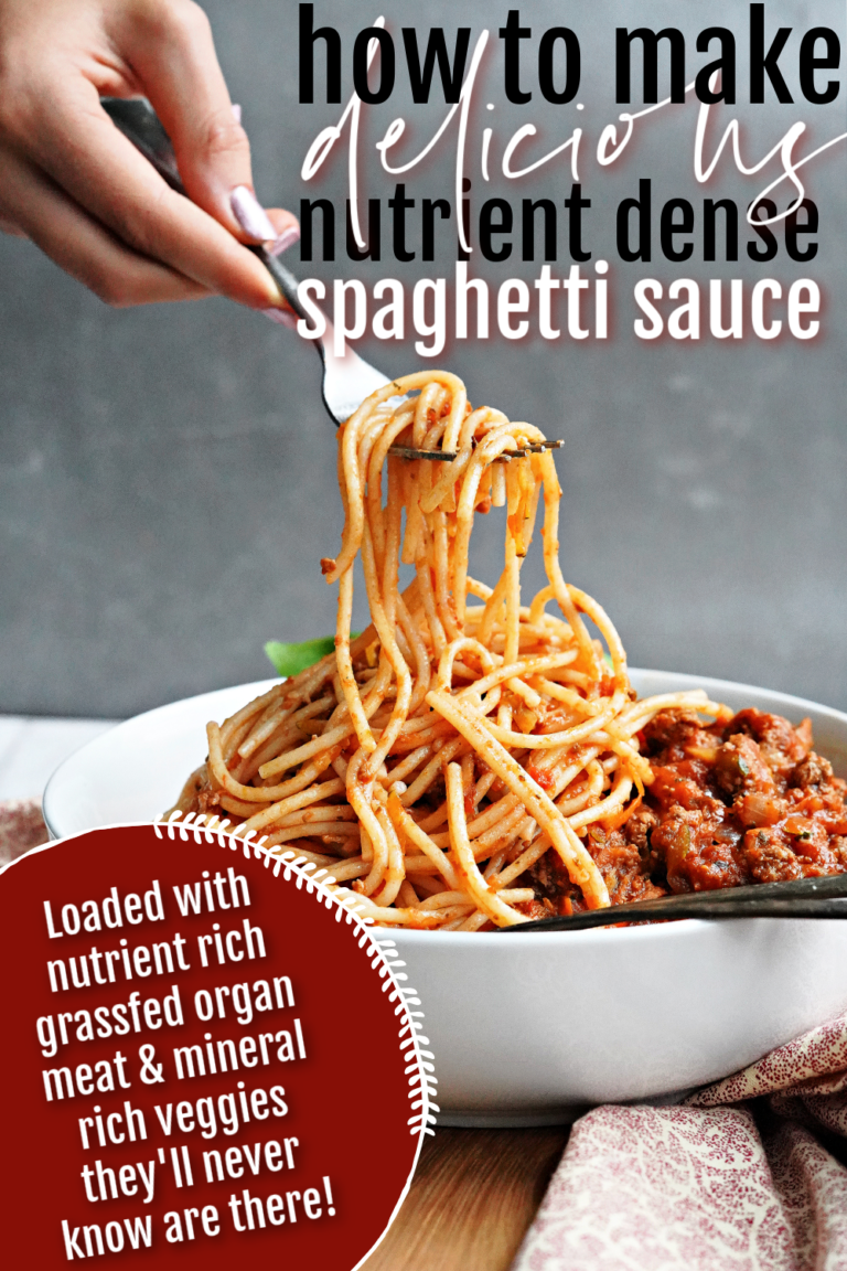 How To Make Delicious *Easy* Nutrient Dense Spaghetti Sauce - Raising ...