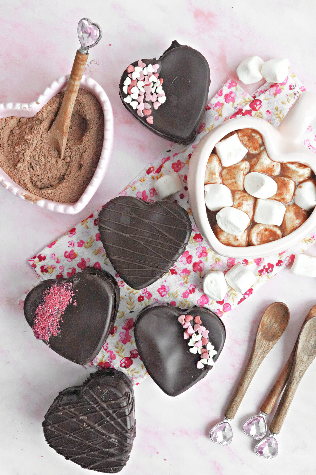 Valentine's Day Hot Cocoa Bombs - Raising Generation Nourished